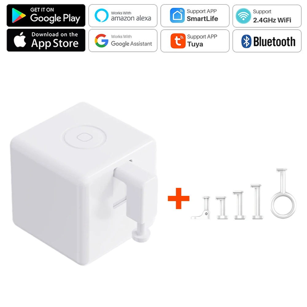 Tuya Bluetooth Fingerbot Plus Robot Smart Home Button Pusher Garage Automatic Switch Bot App ...
