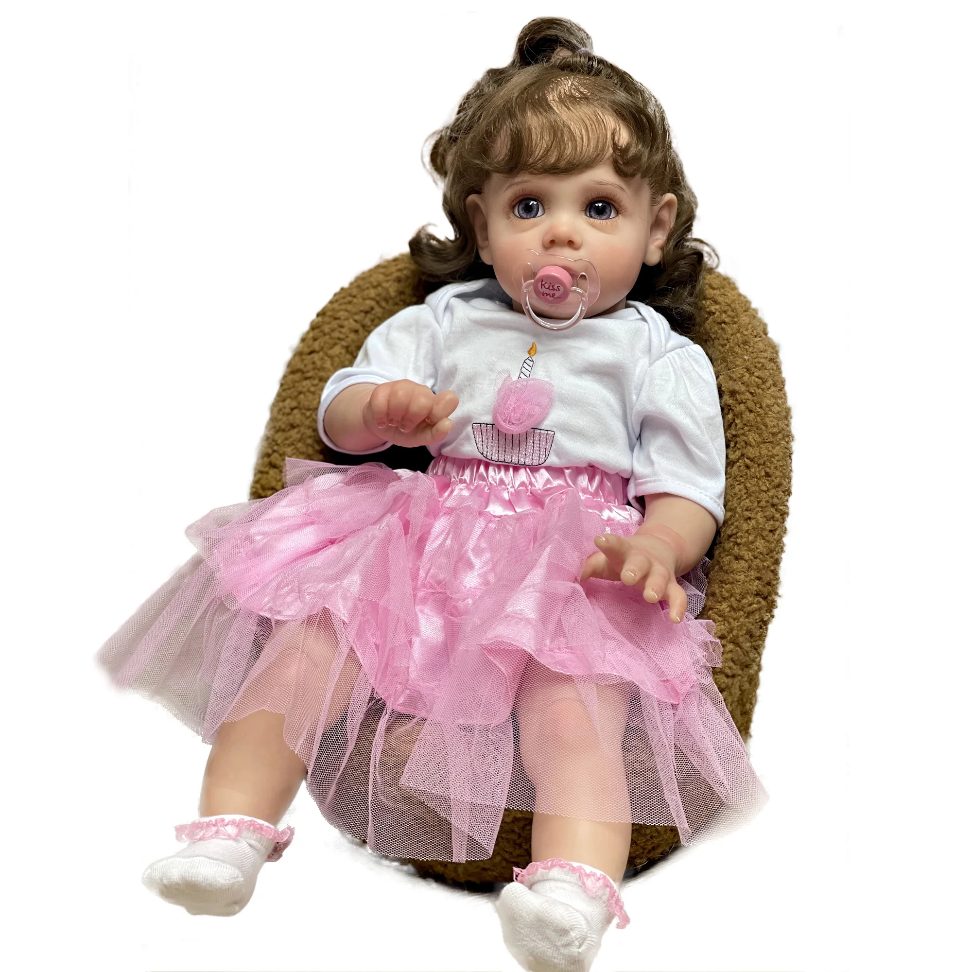 22 Inch Very Beautiful Reborn Girl Bebe Reborn Dolls Reborn Baby Doll ...