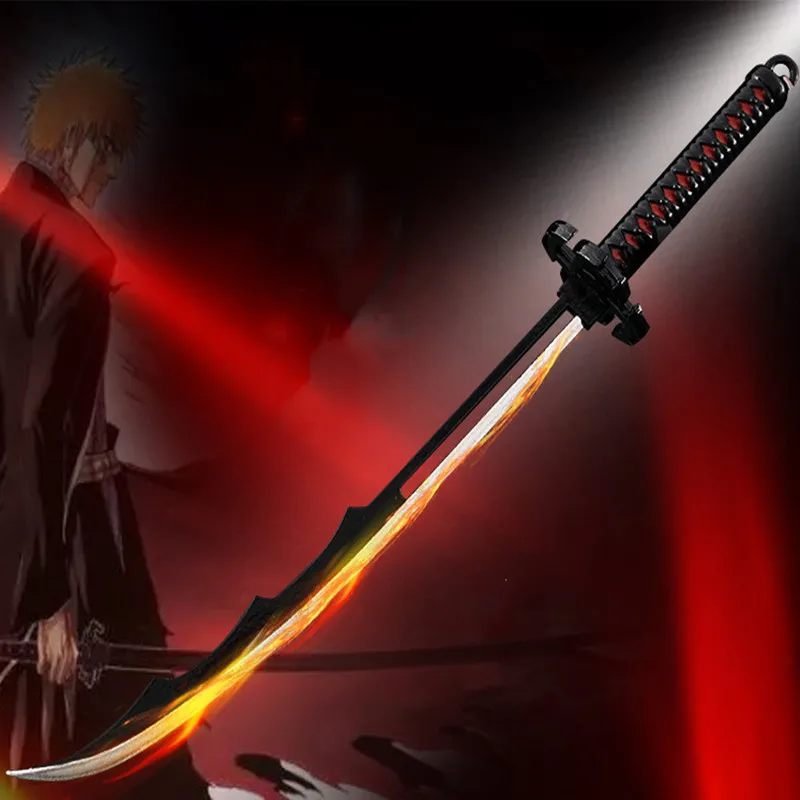 Anime Bleach Zangetsu Sword Metal Kurosaki Ichigo Thousand-Year Blood ...