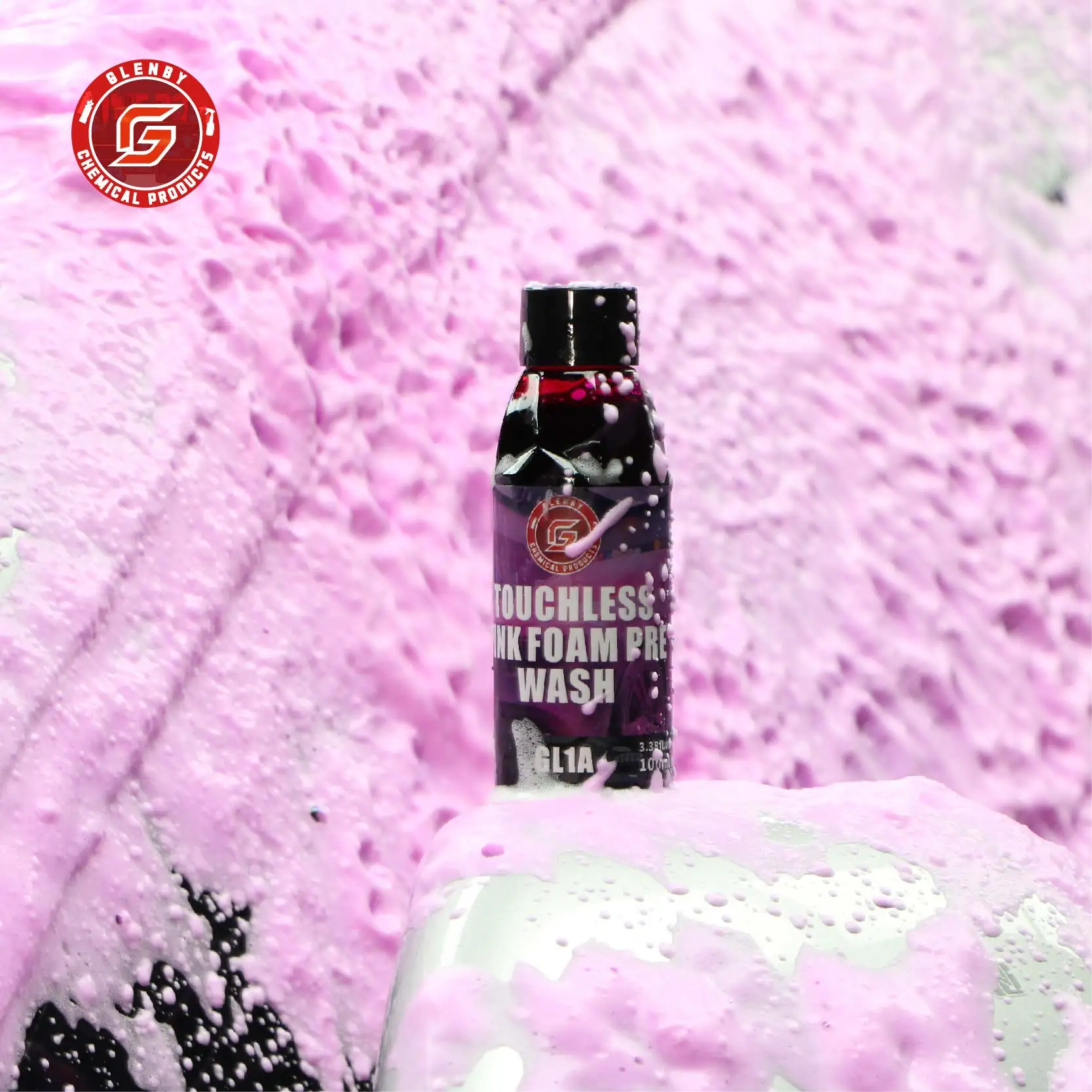 1 kit GL1A High Concentrate Magic Pink Snow Foam Car Wash Shampoo and ...