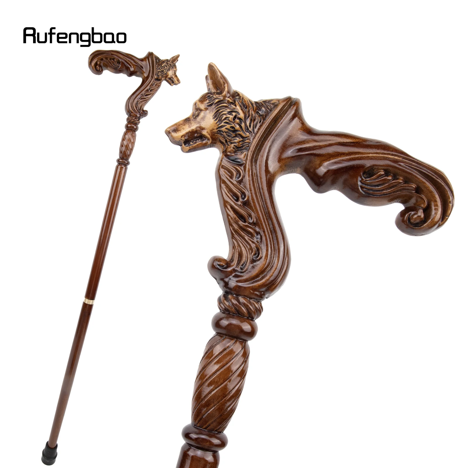 Wolf-Brown-Wooden-Fashion-Walking-Stick-Decorative-Vampire-Cospaly ...