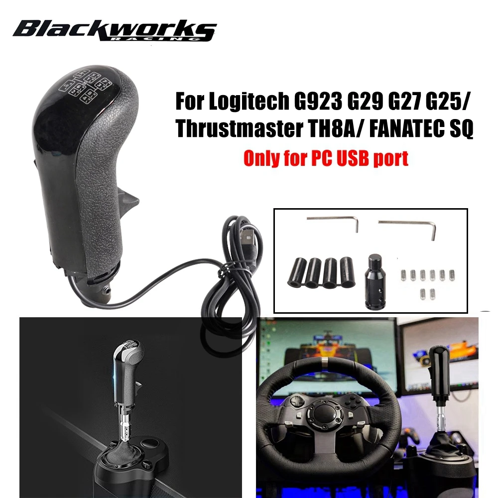 USB Shifter Knob For Logitech G29 G27 G25 G923 Thrustmaster TH8A High ...