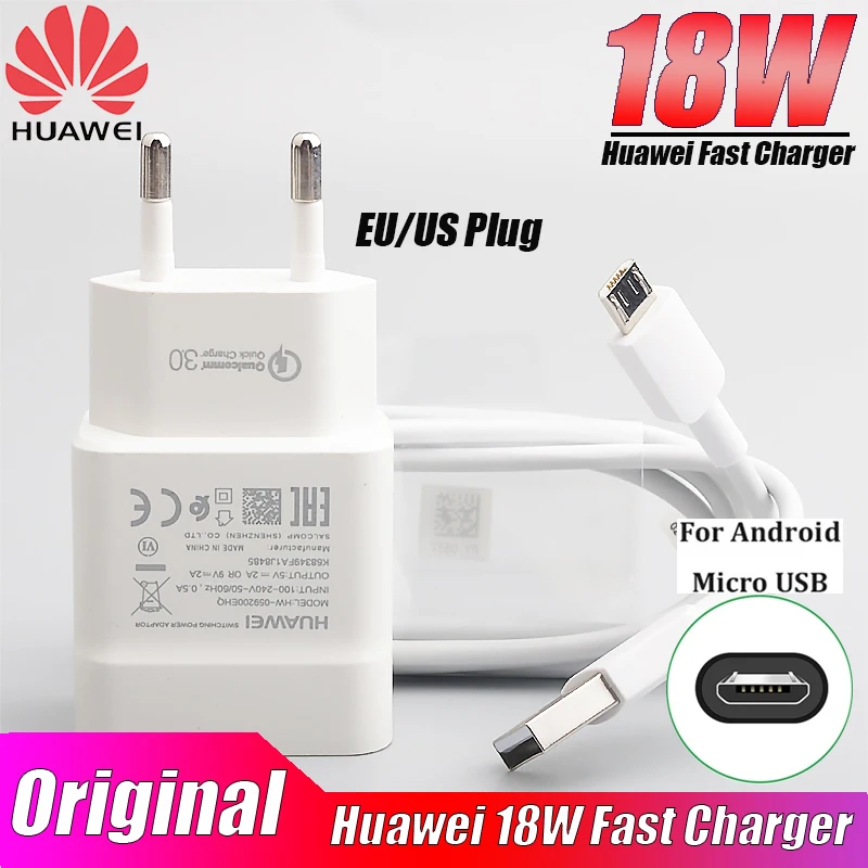Huawei-9V2A-EU-US-charger-QC-3-0-Quick-Fast-Charge-Adapter-Micro-USB ...