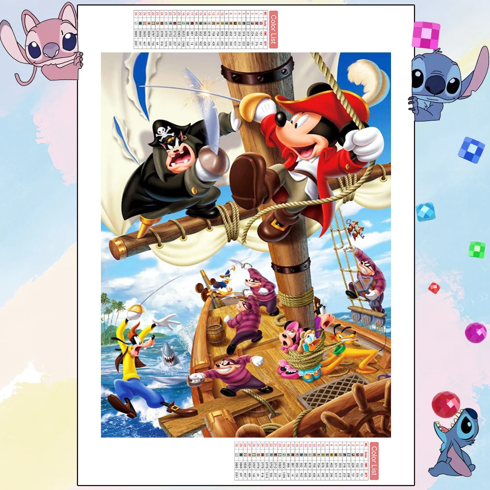 Disney-Mickey-Mouse-Diamond-Mosaic-Minnie-DIY-Diamond-Painting-Goofy ...