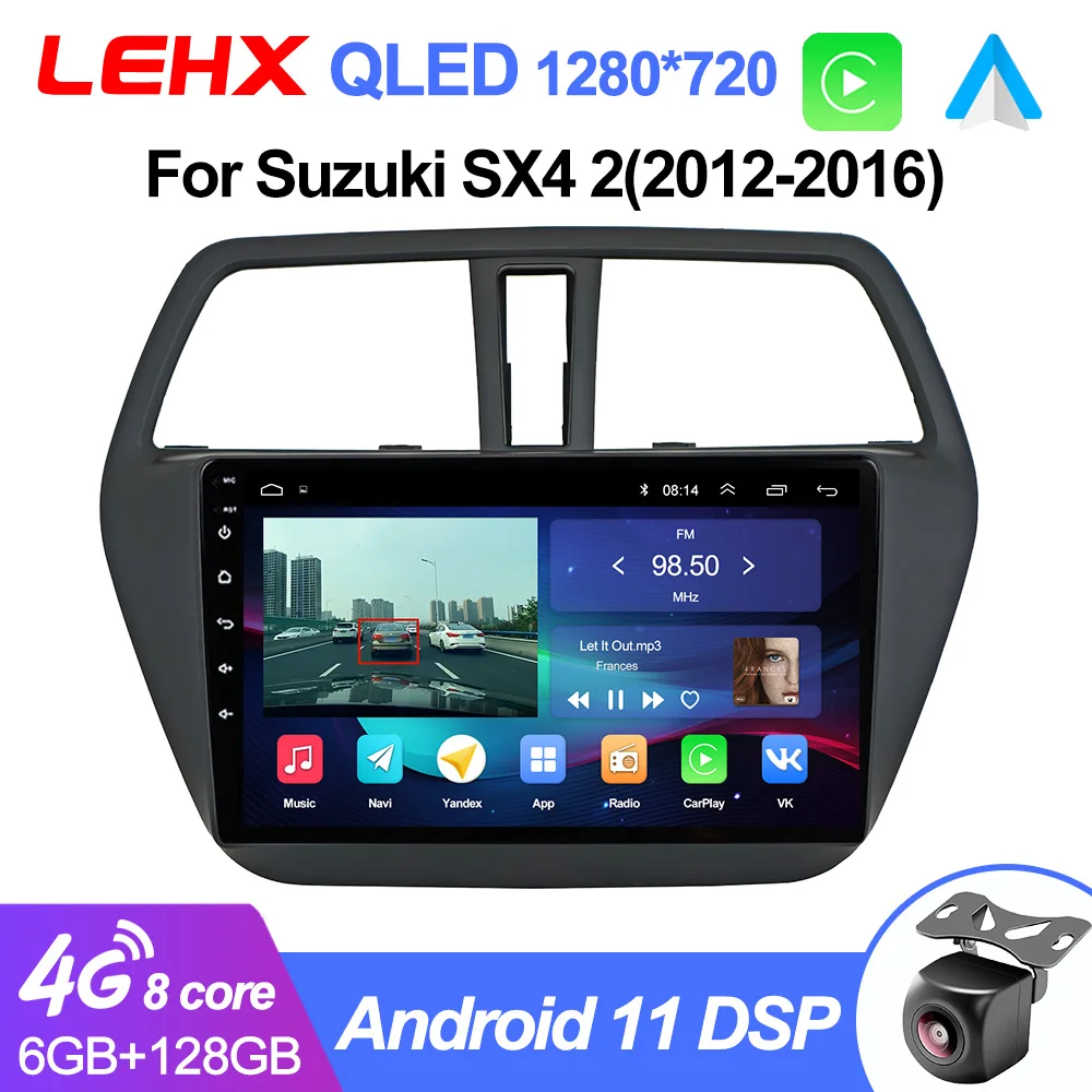 LEHX L6Pro 2 din Android 11 Auto Car Radio multimedia Player For Suzuki ...