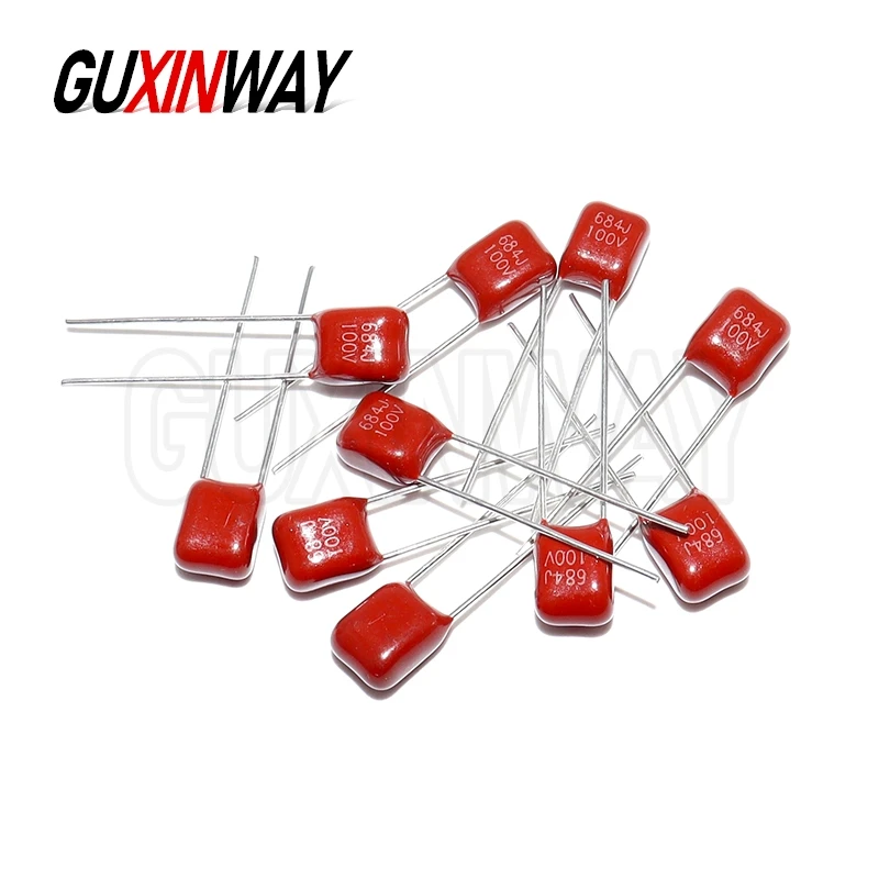10PCS 100V CBB Polypropylene Film Capacitor 101J 102J 103J 104J 105J ...
