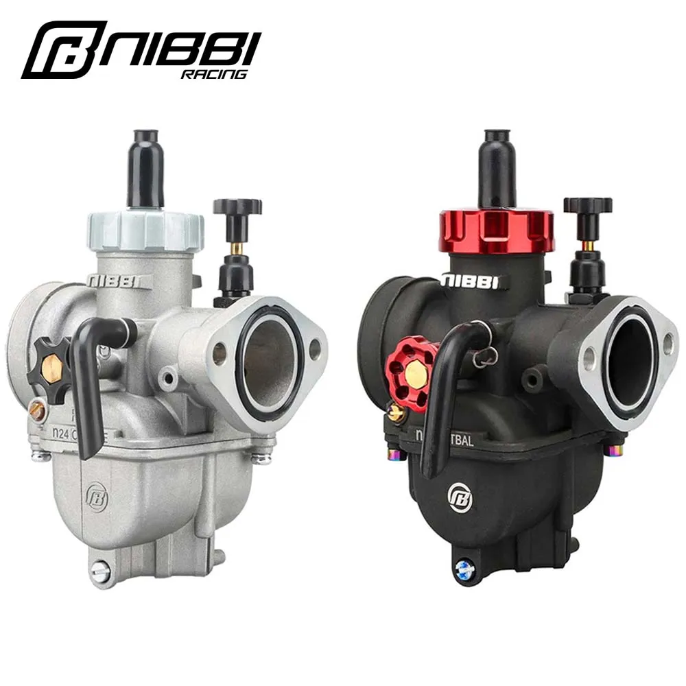 NIBBI Carburetor For 50cc To 350cc 2T 4T Engine PE Flange Motorcycle Carburetors For GY6 YAMAHA ...