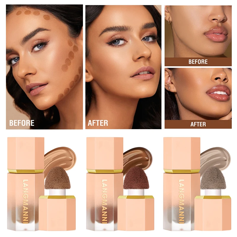 Liquid-Contour-Bronzer-Pen-Matte-Liquid-Foundation-Cosmetics ...