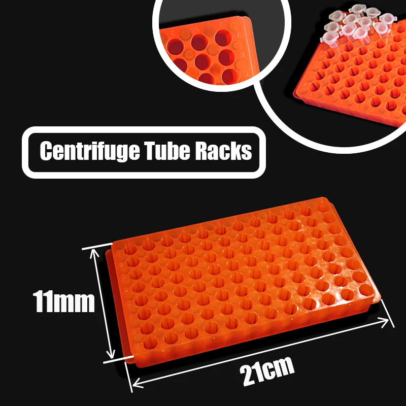 96 Hole Plastic Centrifugal Test Tube Rack 2 Side 0.5ml/1.5ml ...