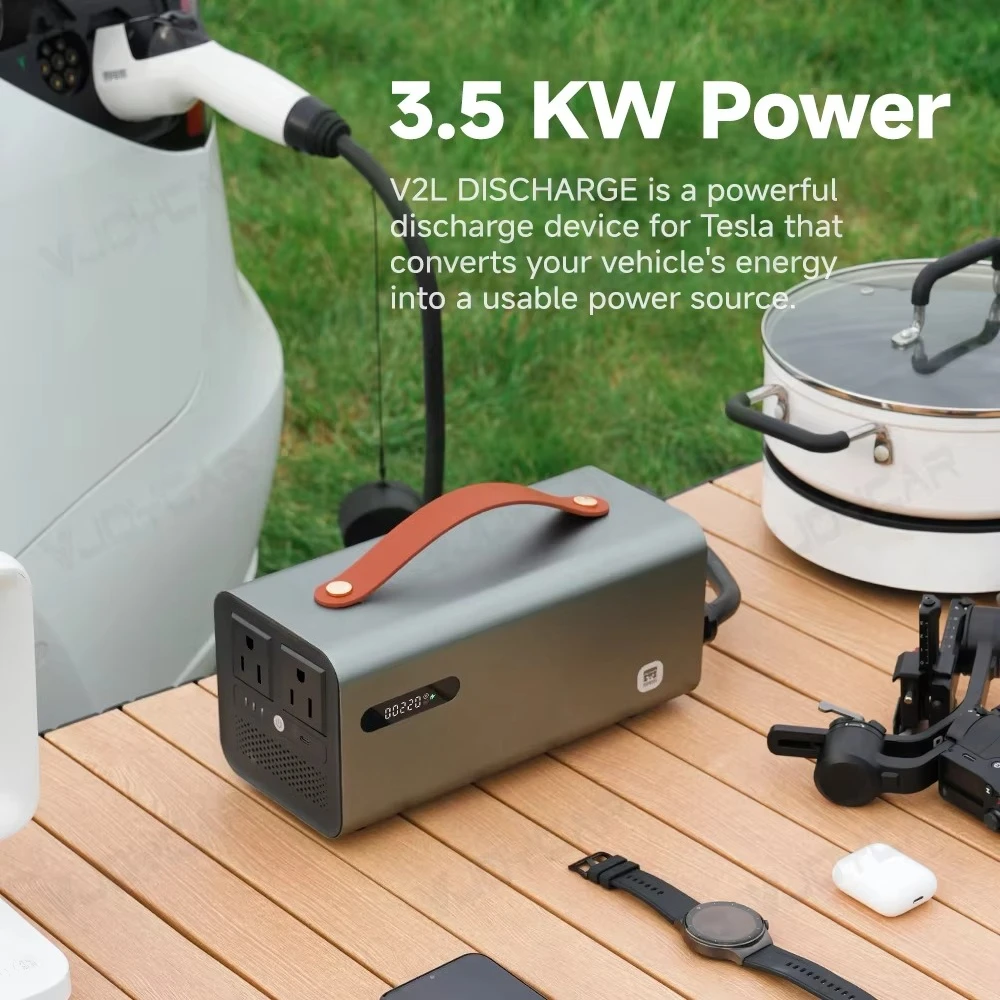 V2L Discharger Gun For Tesla Model 3 Y X S Car Inverter NACS CCS2 AC ...