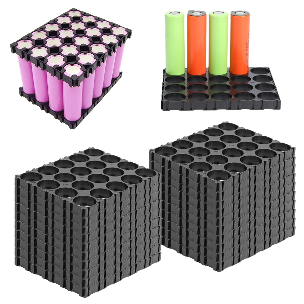 20pcs-4x5-18650-Lithium-Battery-Holder-18650-Battery-Spacer-Plastic ...