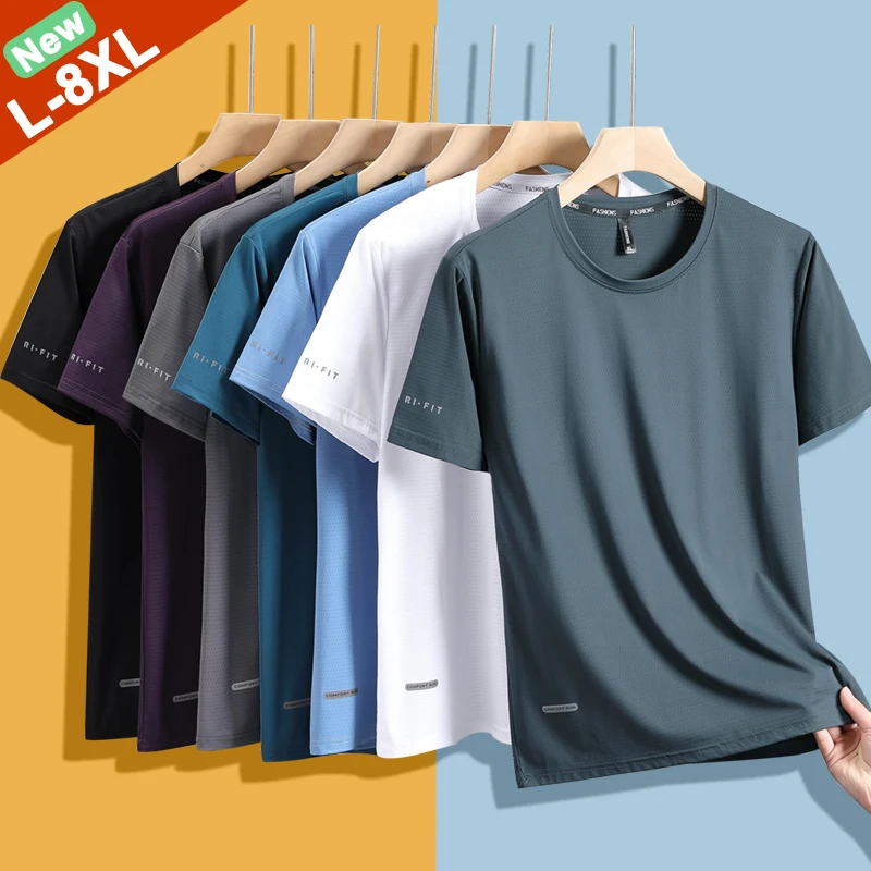 Good-Quality-T-Shirts-Men-Plus-Size-6XL-7XL-8XL-Male-Tshirt-Fat-Man-Tee ...