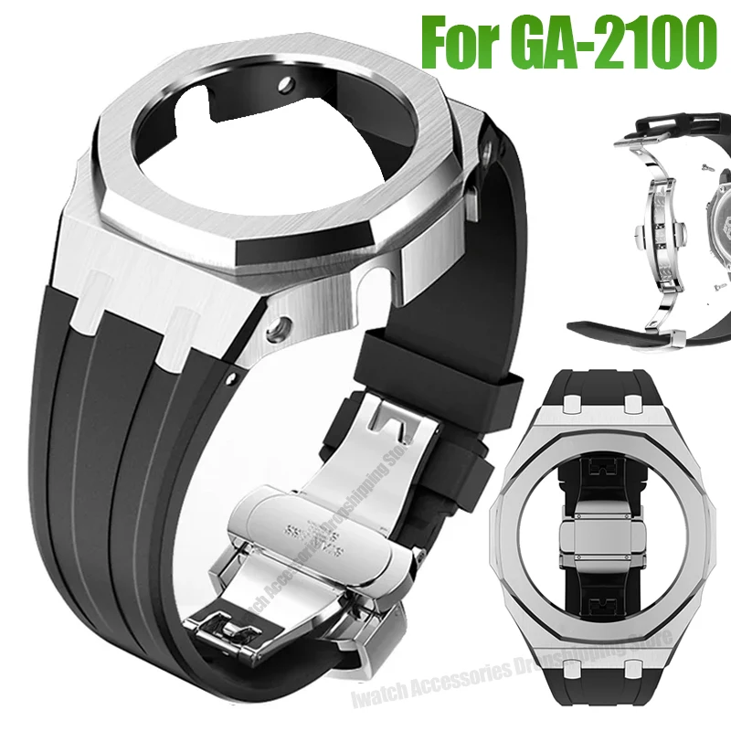 Gen4-GA2100-GAB2100-For-Casioak-Mod-kit-Modification-Frame-Metal-Case ...