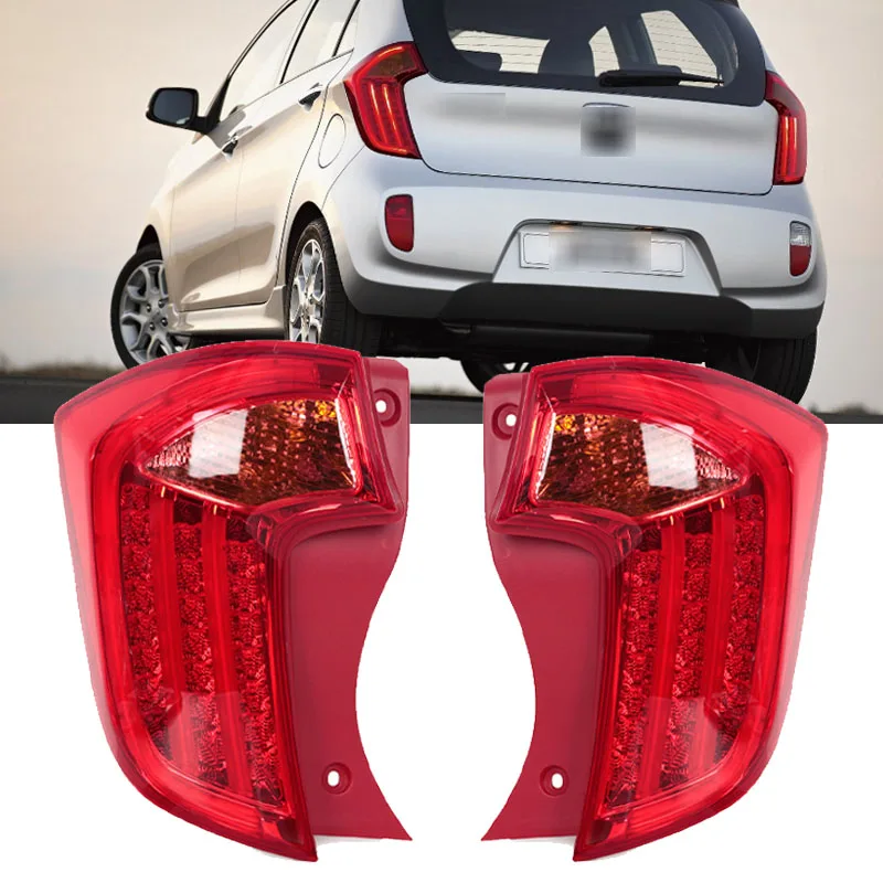 LED Tail Lamp For Kia Picanto 2012 2013 2014-2016 Car Tail Light Stop ...