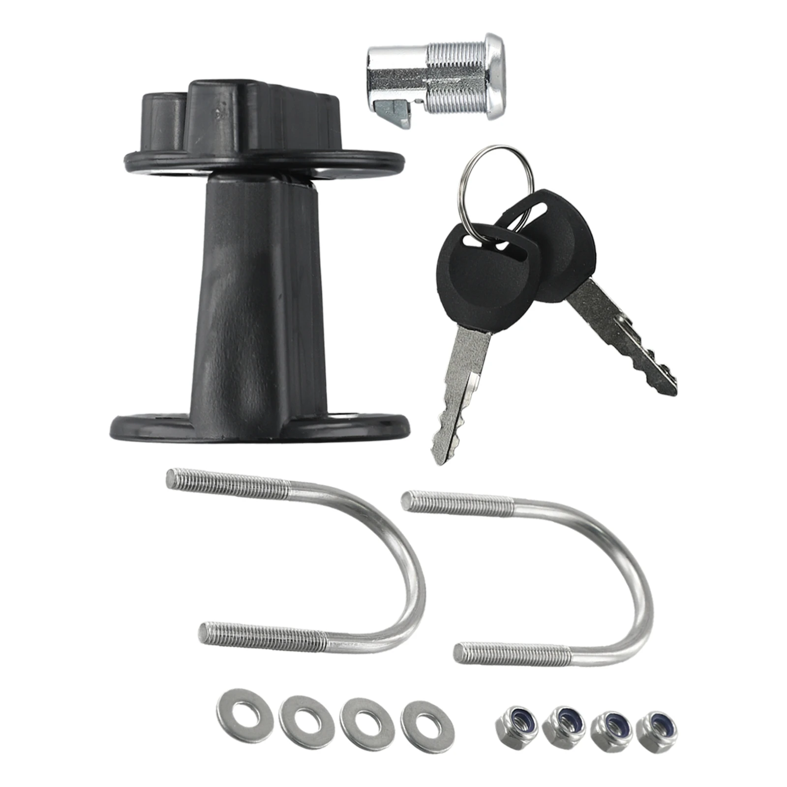 Lock-Clamp-With-Key-For-3L-4L-5L-Fuel-Oil-Tank-Mount-Bracket-Lock ...