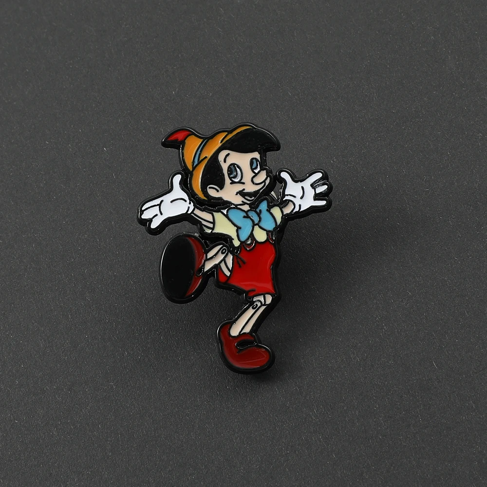 Disney-Animated-Movie-Pinocchio-Brooches-Cartoon-Figure-Badge-for ...