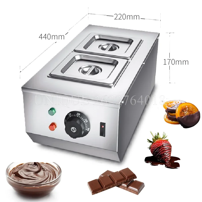 Chocolate-Melting-Machine-Double-Hot-Chocolate-Dipping-Melting-Machine ...