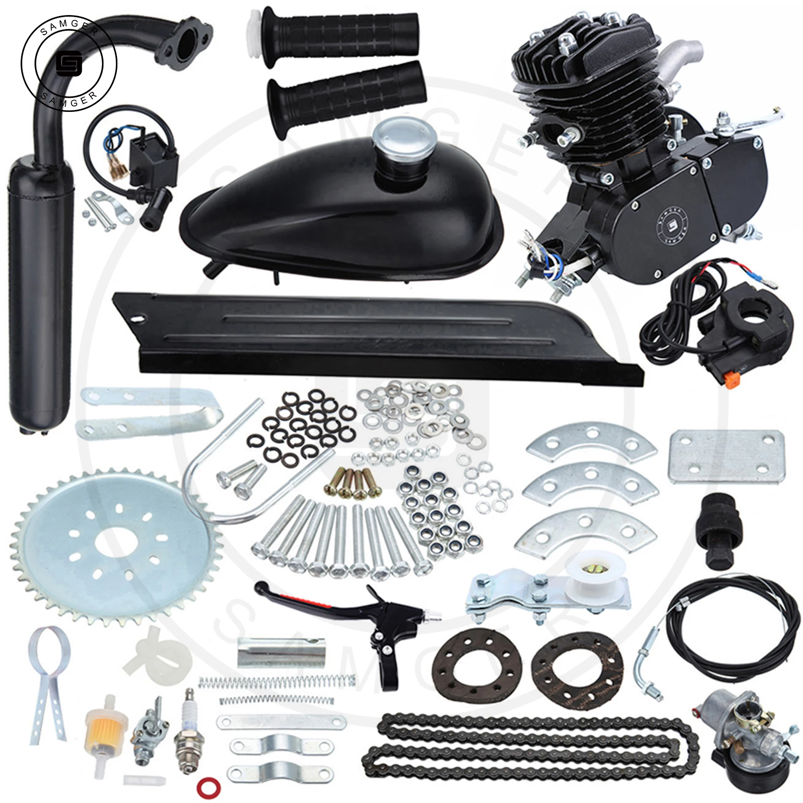 2 Stroke Engine Set Bicycle | 2 Stroke Engine Kit Bicycle | Gasoline ...
