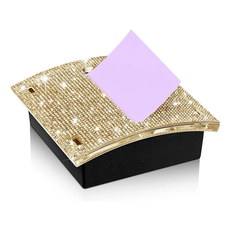 Rhinestone-Self-Stick-Note-Pad-Holders-4-X-4-Inches-Memo-Note-Holder ...