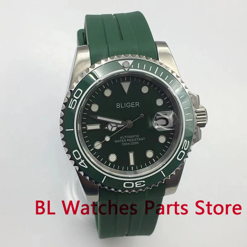 BLIGER-40mm-PVD-Coated-Automatic-Watch-Men-24-Jewels-NH35-PT5000-Date ...