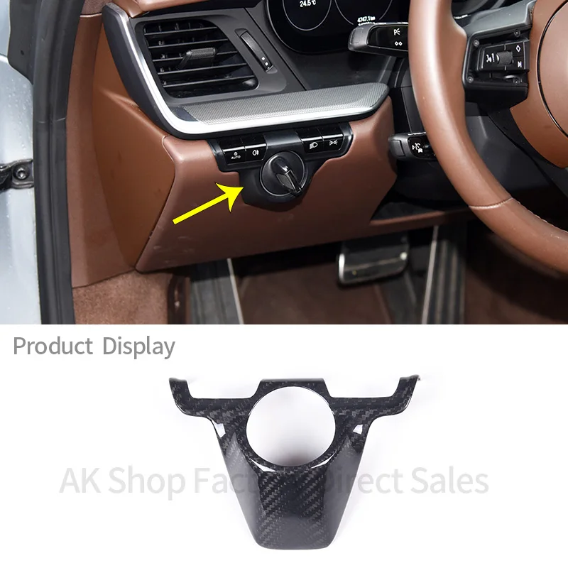 For Porsche 911 992 2019-2022 Real Carbon Fiber Car Headlight Switch ...