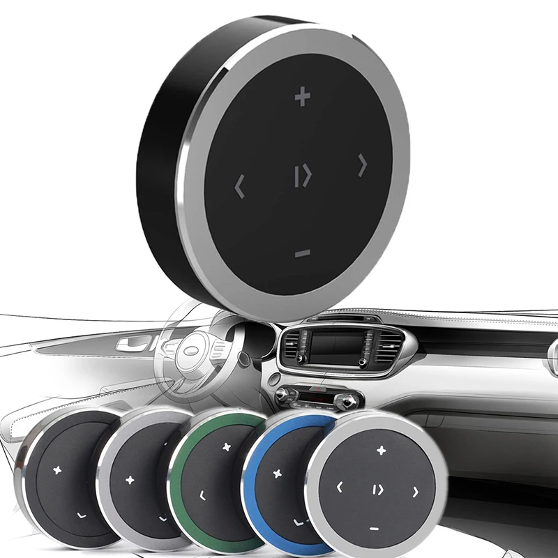 Wireless Car Steering Wheel Control Button Bluetooth Multimedia GPS ...