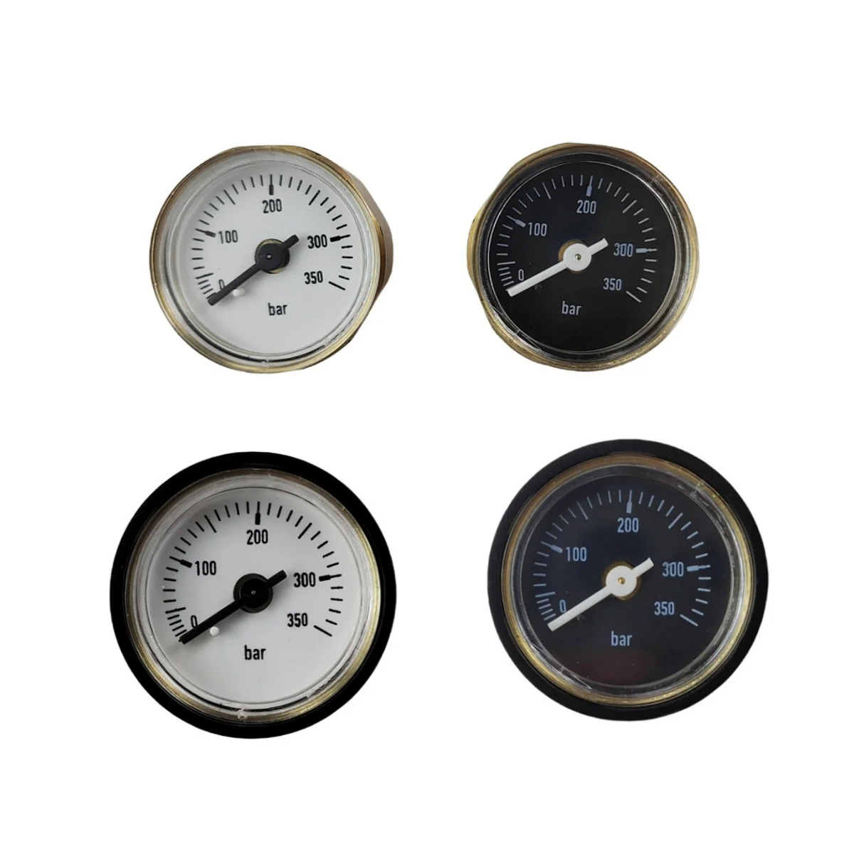 1-8BSP-M10-Thread-28mm-Dial-Precision-Air-Pressure-Gauge-FX-Manometer ...
