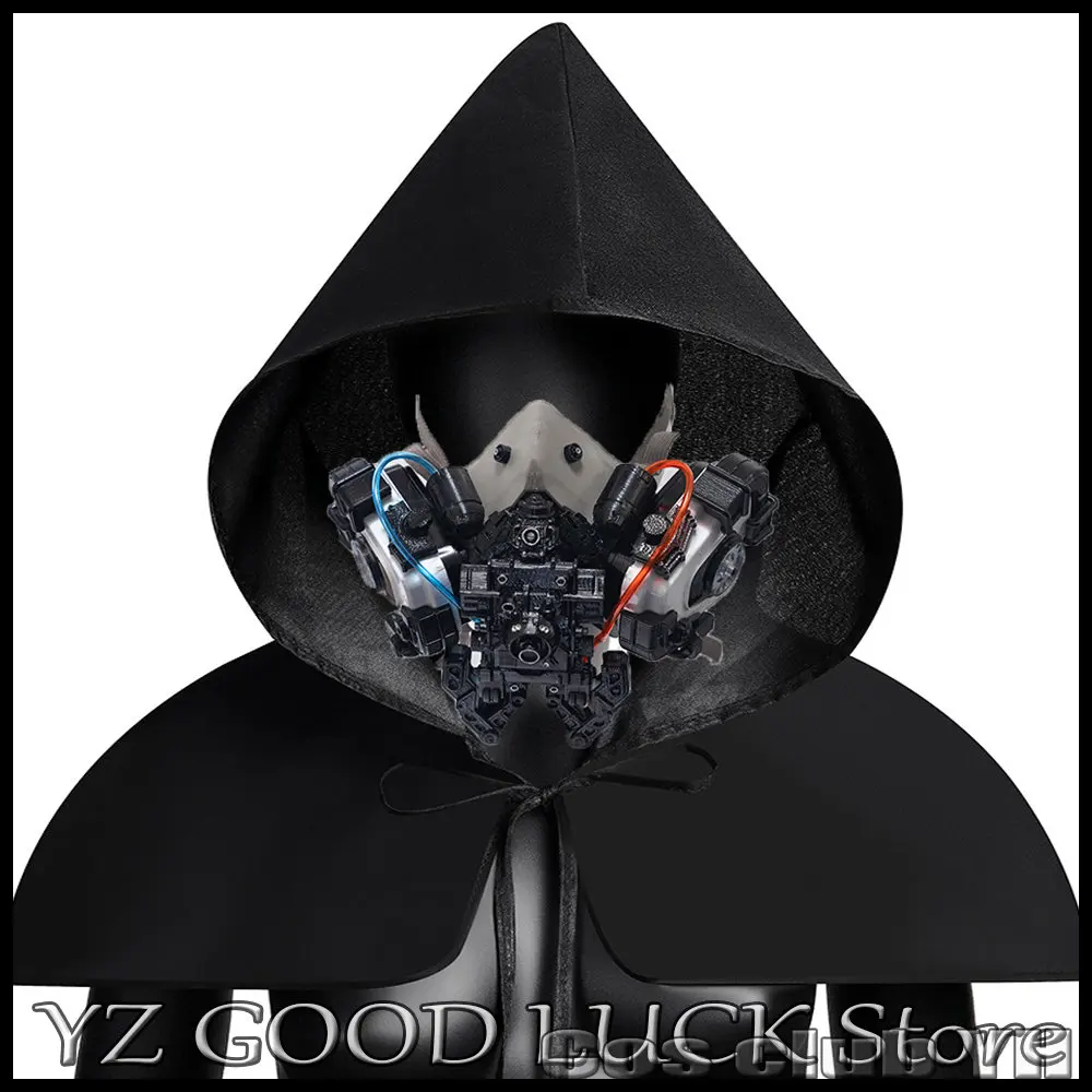 Devil-Style-Dark-Cyber-Personality-Punk-Mask-Cosplay-Hats-Mechanical ...