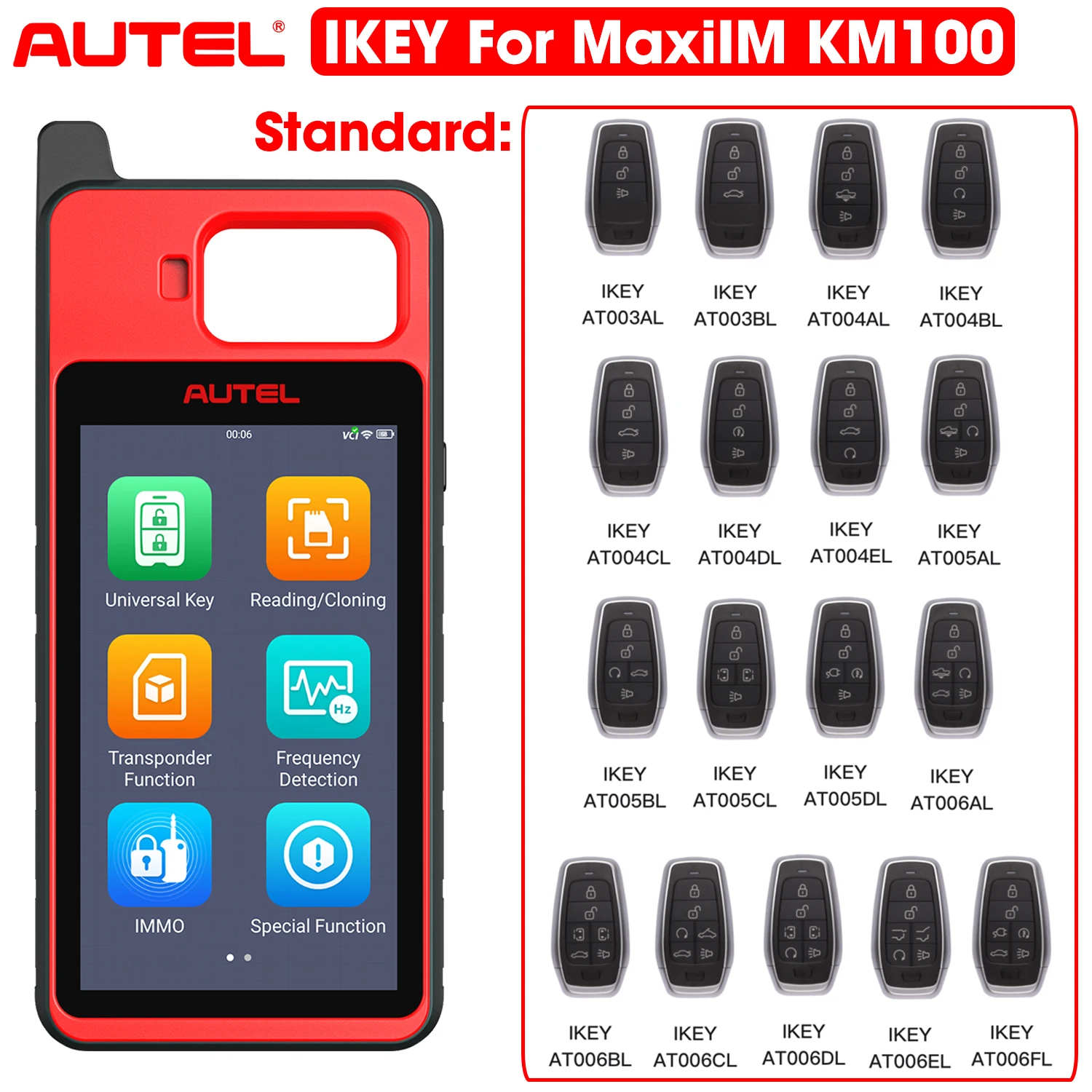Autel-IKEY-llave-inteligente-independiente-programable-Universal-est ...