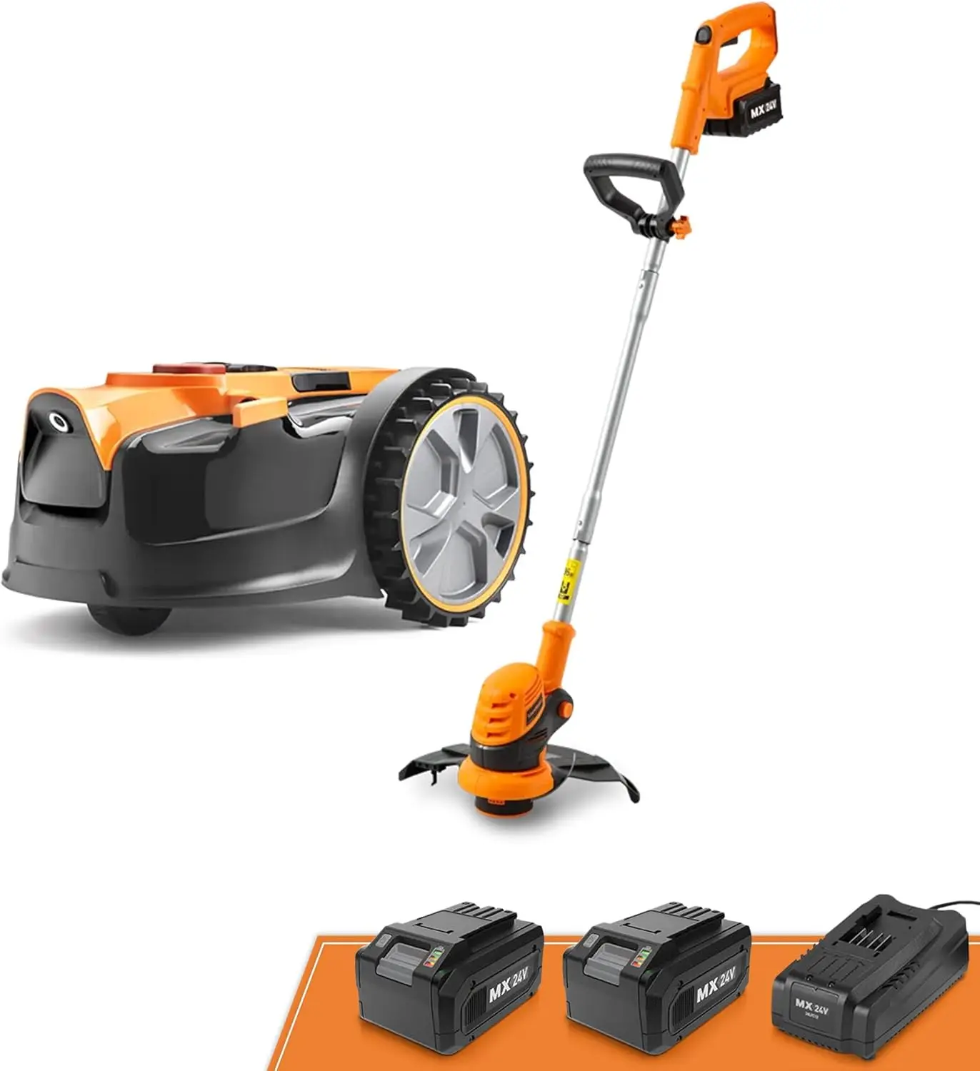 Robot-Lawn-Mower-with-Cordless-24V-MAX-10-Grass-Trimmer-Combo-Kit ...