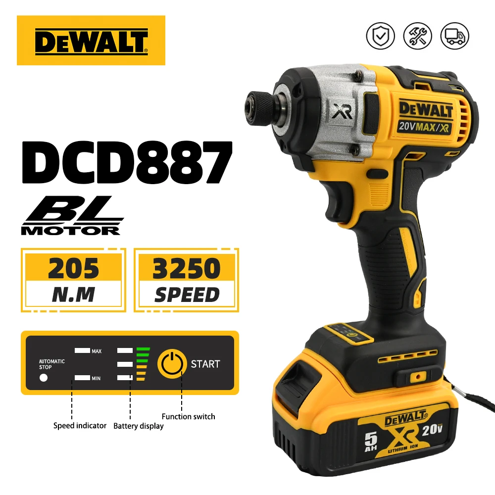DEWALT-Taladro-Inal-mbrico-DCF887-destornillador-el-ctrico-de-iones-de ...