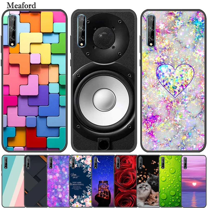 Funda trasera de silicona suave para Huawei Y8p 2020, carcasa de TPU de ...