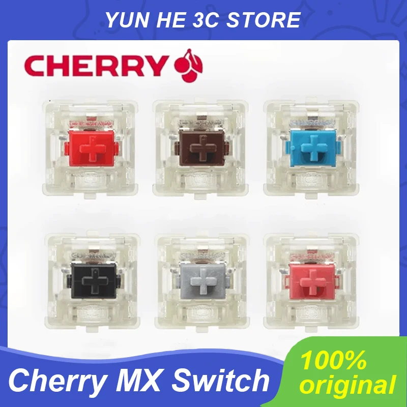 Original-Cherry-MX-Mechanical-Keyboard-Switches-Silver-Red-Black-Blue ...