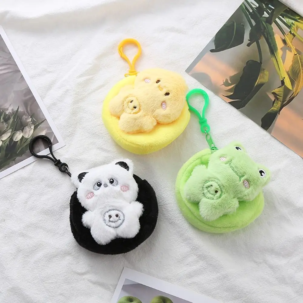 Women-Coin-Purse-Cartoon-Cute-Zipper-Plush-Three-dimensional-Coin-Purse ...