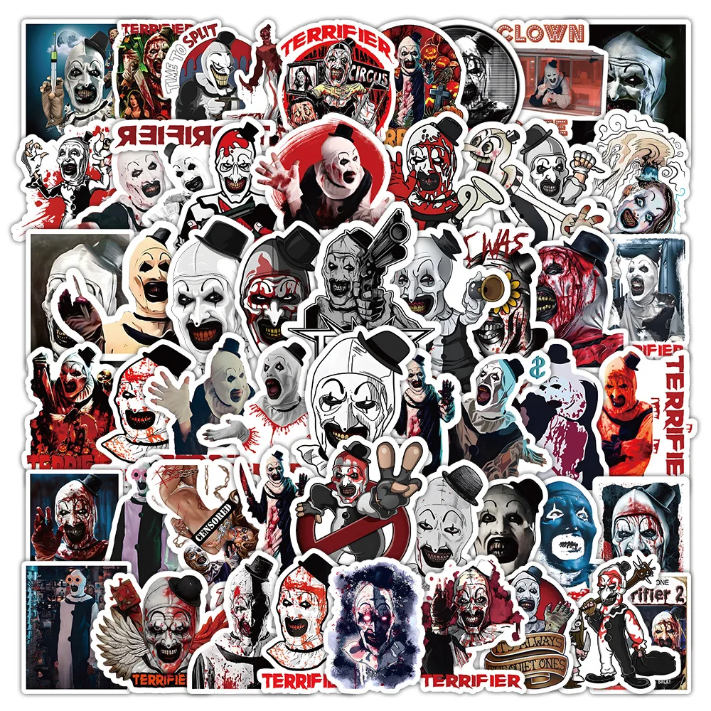 10-30-53PCS-Terrifier-Stickers-Hardcore-Movie-Sticker-DIY-Scrapbook ...