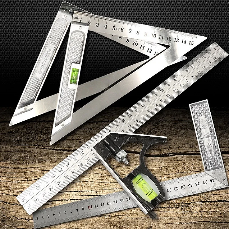 Outil-de-mesure-en-acier-inoxydable-r-gle-de-niveau-d-angle-angle-droit ...