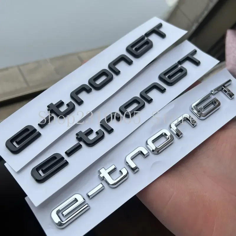 ABS-Letters-E-tron-GT-Car-Emblemr-Fender-Trunk-Nameplate-Logo-Sticker ...