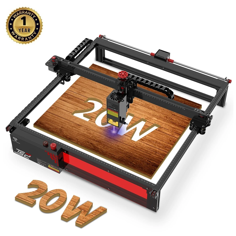 Twotrees TS2 130W CNC Laser Engraver Auto Focus Laser Engraving Machine ...