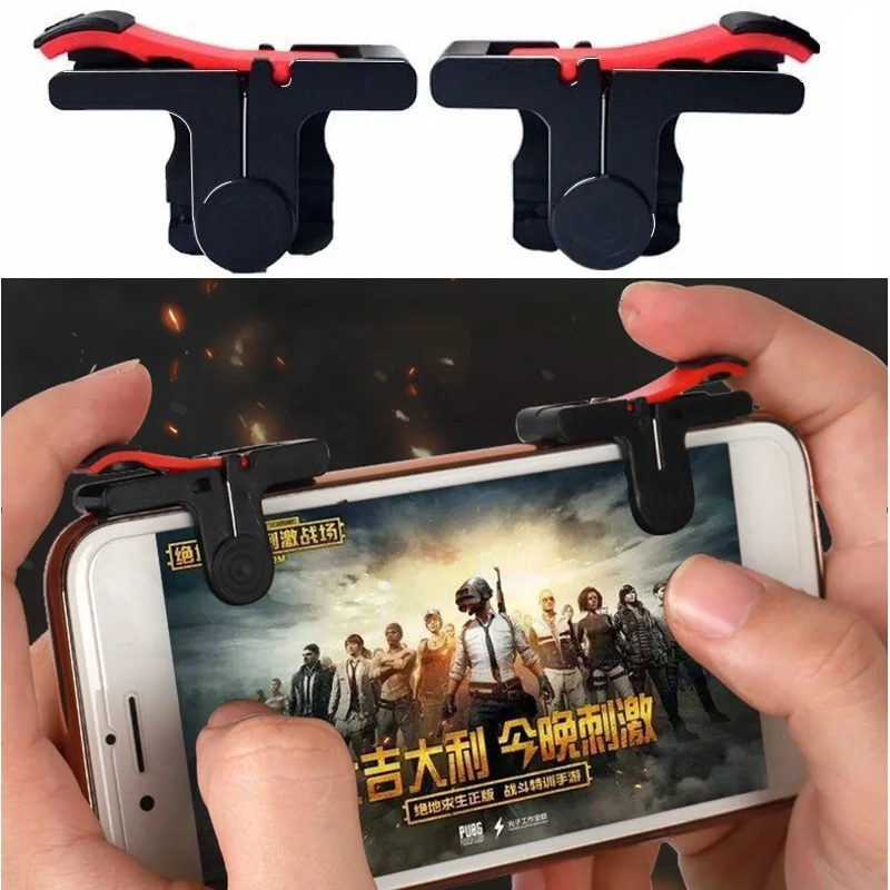 1 Pair D9 Mobile Gamepad Trigger Joystick Fire Button Controller ...