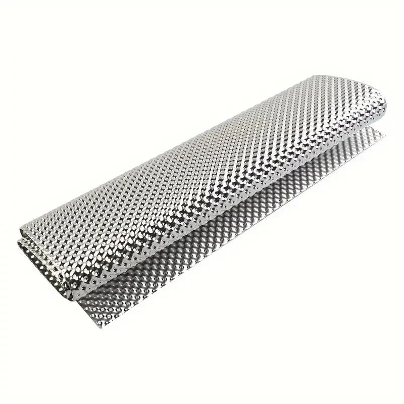 Silver Embossed Aluminum Heat Shield Exhausts Electrical Turbo Heat ...