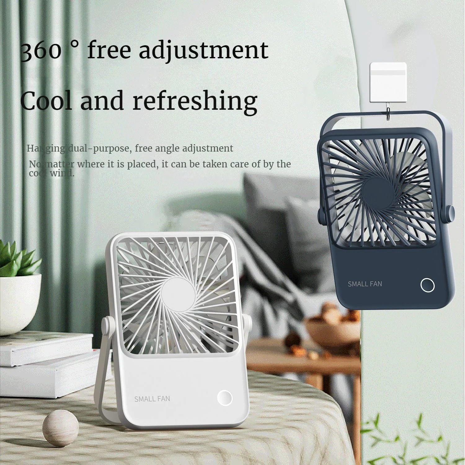 New-Desktop-Small-Fan-Large-Wind-Portable-Small-Home-Dormitory-Multi ...