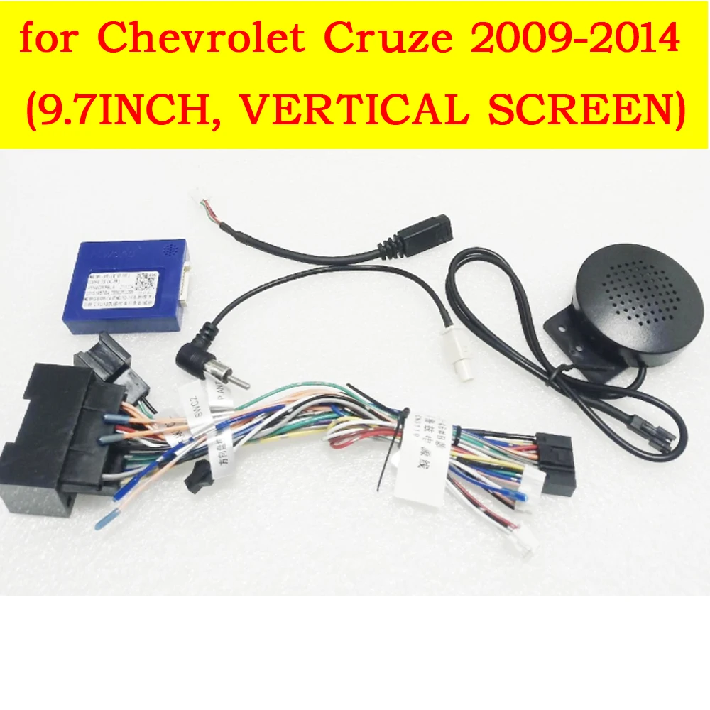 Car 16pin Radio Audio Wiring Harness Canbus For Chevrolet Cruze 2009 ...