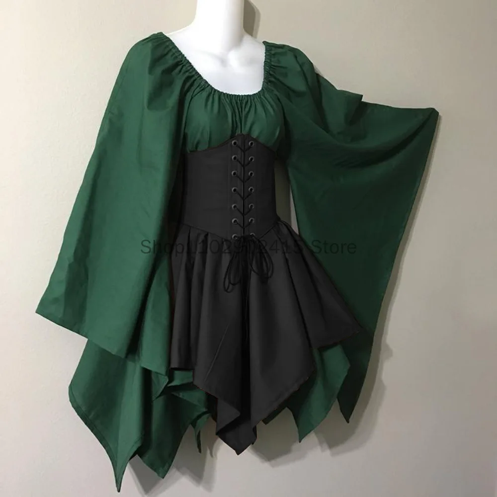 Disfraz-de-elfo-de-hada-Vintage-para-mujer-traje-Medieval-de-palacio ...