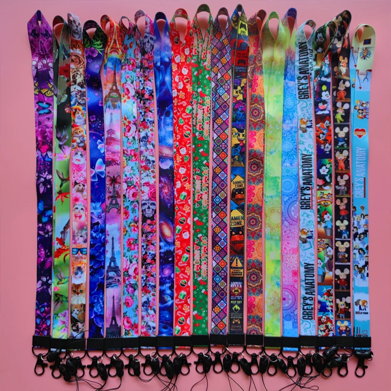 Beautiful various styles Lanyard for Key Neck Strap Card ID Badge ...