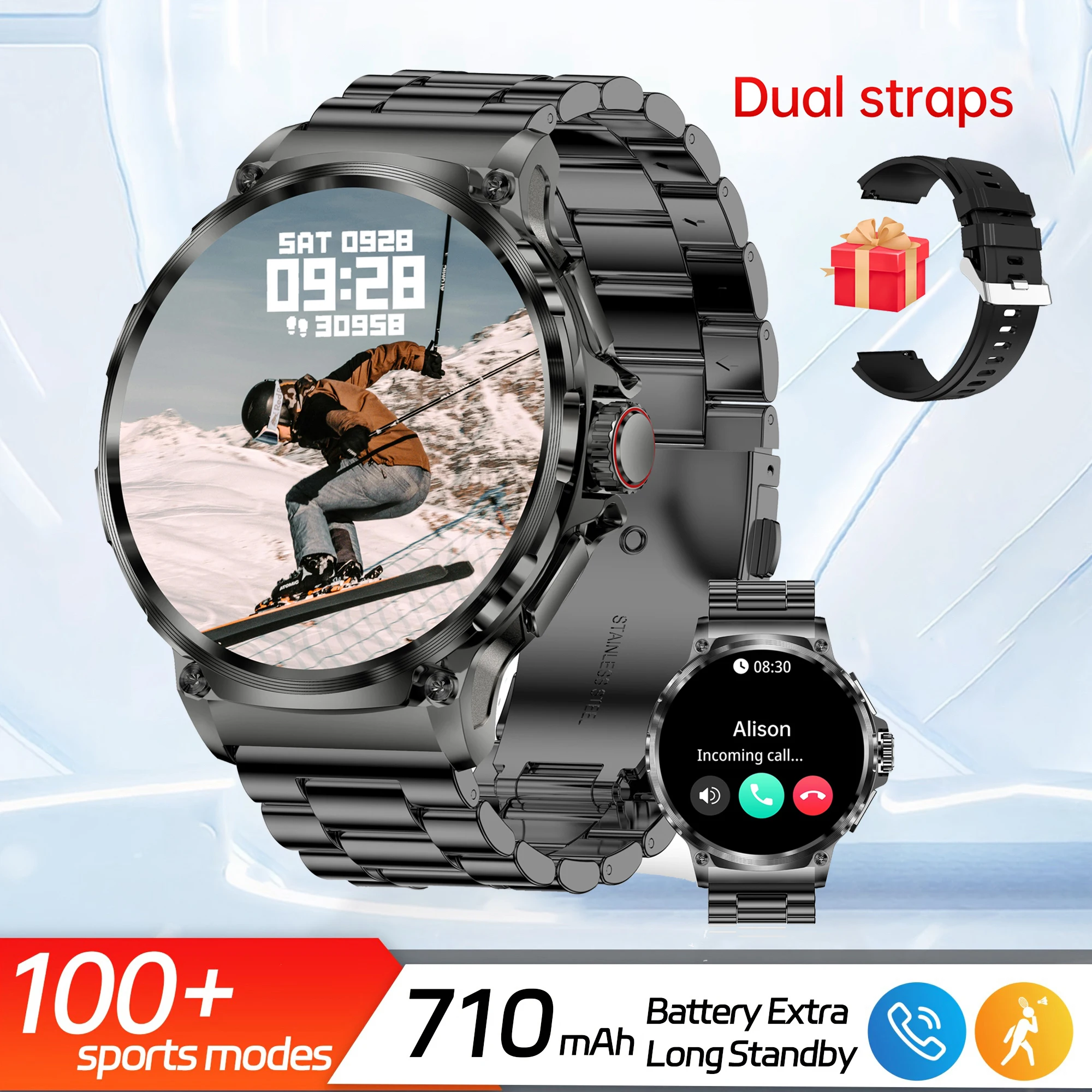 New 1.85-inch Ultra HD SmartWatch GPS Track Bluetooth Call 710 Mah ...
