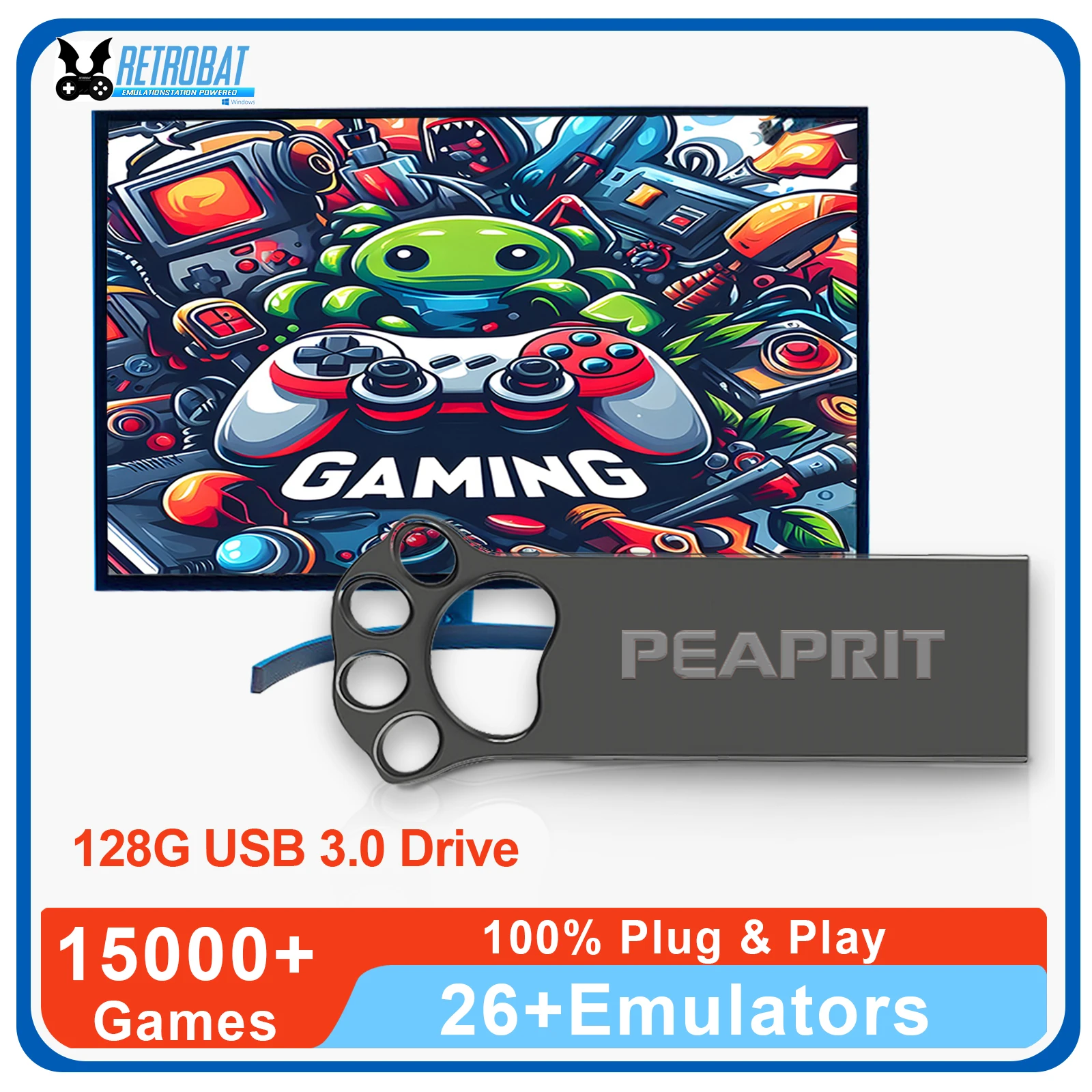 Retrobat-128G-USB-3-0-Disk-26-Emulators-15000-Retro-Games-for-PS2-PSP ...