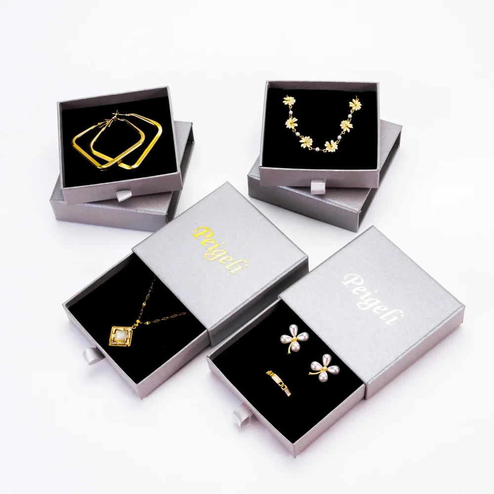 24pcs-lot-Customized-Jewelry-Boxes-Grey-Drawer-Paper-Gift-Box ...