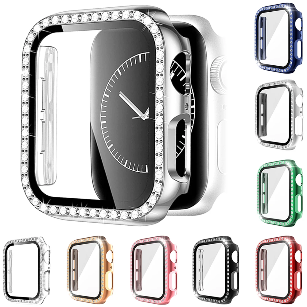 Apple-Watch-Case-Series7-6-SE-5-4-3-2-iWatch-Case-Accessor-45mm-41mm ...