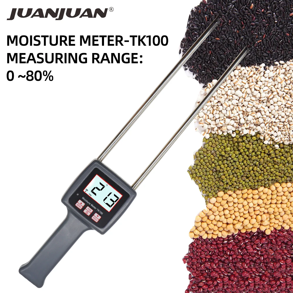 TK100-Portable-Digital-Grain-Moisture-Meter-Corn-Rice-Soybean-Peanut ...
