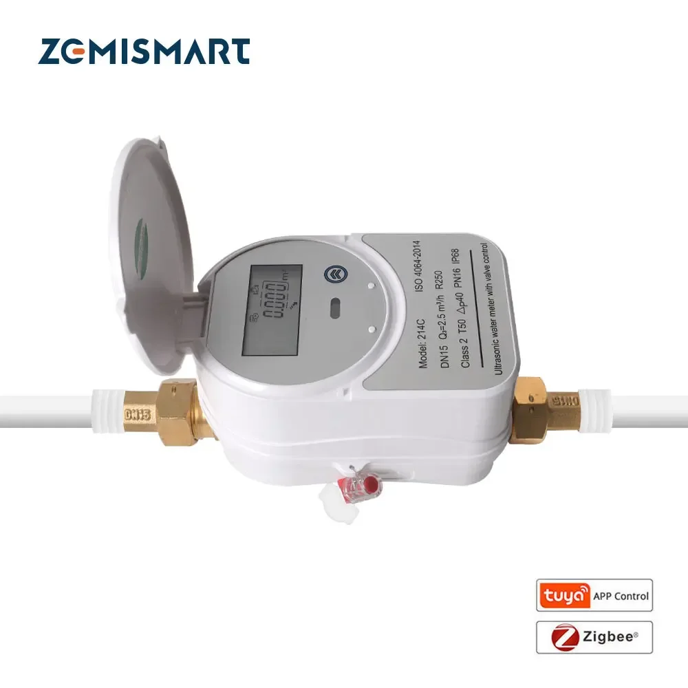 Zemismart-Tuya-Smart-Zigbee-Ultrasonic-Water-Meter-with-Valve-DN15-DN20 ...